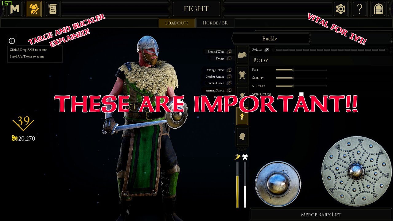 Mordhau The Purpose of the Targe and Buckler! In Depth Mordhau Gameplay ...