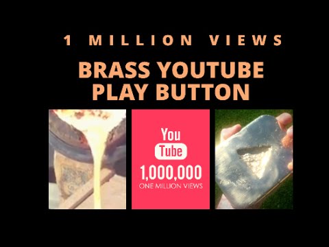 POURING BRASS - Melting Brass and making a Solid Brass Youtube Play ...
