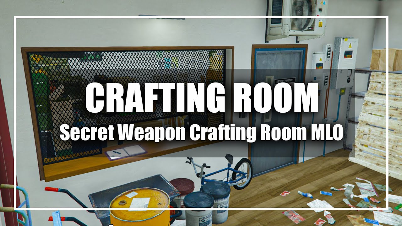 [MLO] Secret Weapon Crafting Room FiveM GTA 5 RP Interior #fivem #gta5 ...