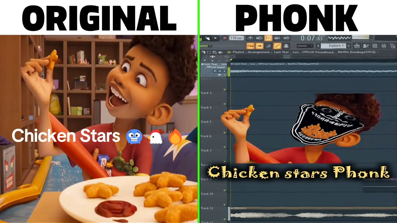 Chicken Stars Meme Original vs Phonk - YouTube