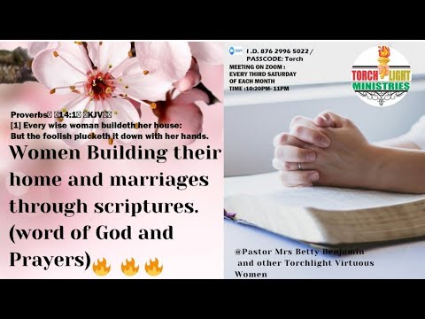 Women Discussion through Scriptures with Pastor Mrs.Betty Benjamin and ...