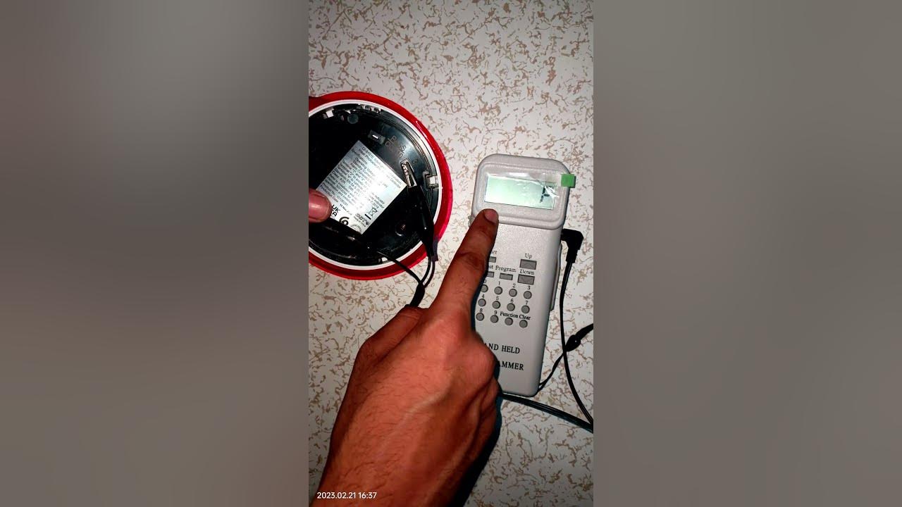 GST fire alarm system mannual programer hand tool programming smoke ...