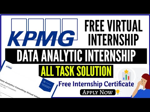 KPMG Free Virtual Internship with All Task Solution | KPMG Data Analytics Internship for ...