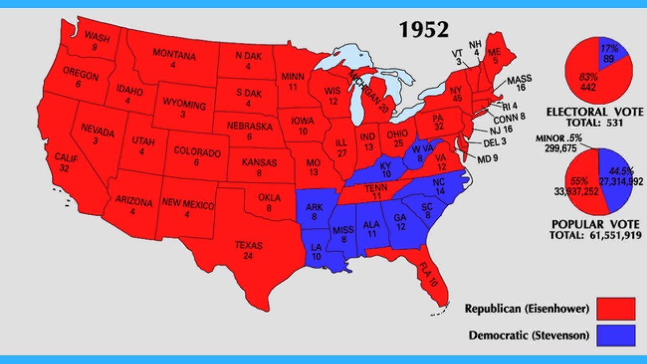 1952 United States Presidential Election - YouTube