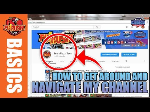 CARA NAVIGASI DI CHANNEL YOUTUBE ~ BASIC (YouTube) How To Navigate In ...