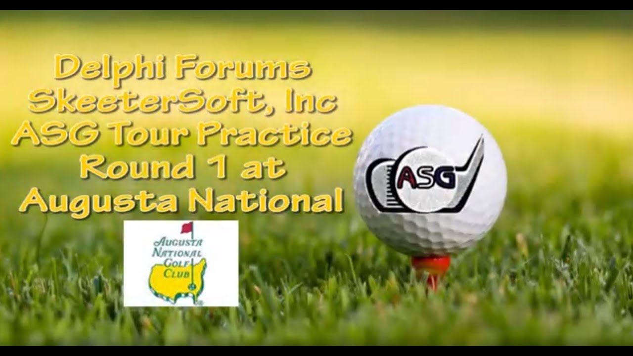 ASG golf Tour practice round (hole 7, 12 and 13) - YouTube