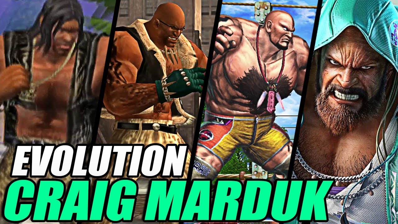 Evolution of Craig Marduk from Tekken (2001-2018) - YouTube