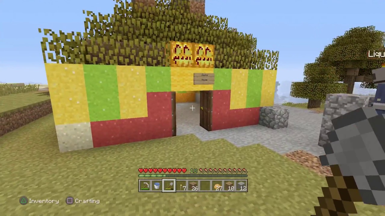 Let's Play Minecraft Part 4 - Welcome to Wacky House - YouTube
