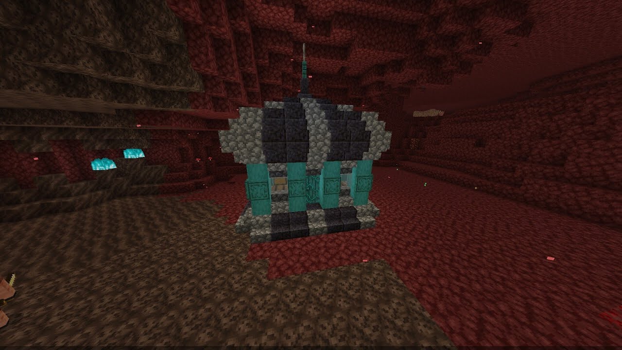 Nether Storage Room Design in Minecraft Survival | Neutron Sword - YouTube