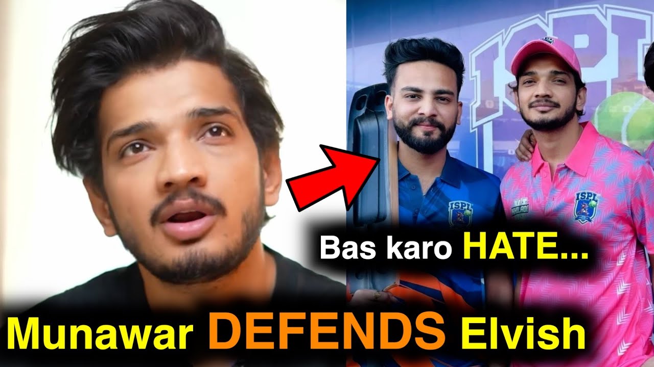 Munawar Faruqui LIVE SUPPORTS Elvish Yadav over FIGHT with Random Sena ...