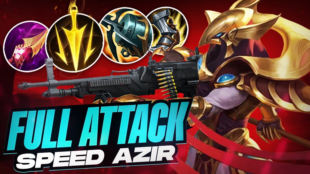 This Build Makes Azir Soldiers a MACHINE GUN (4 ATTACKS PER SECOND ...