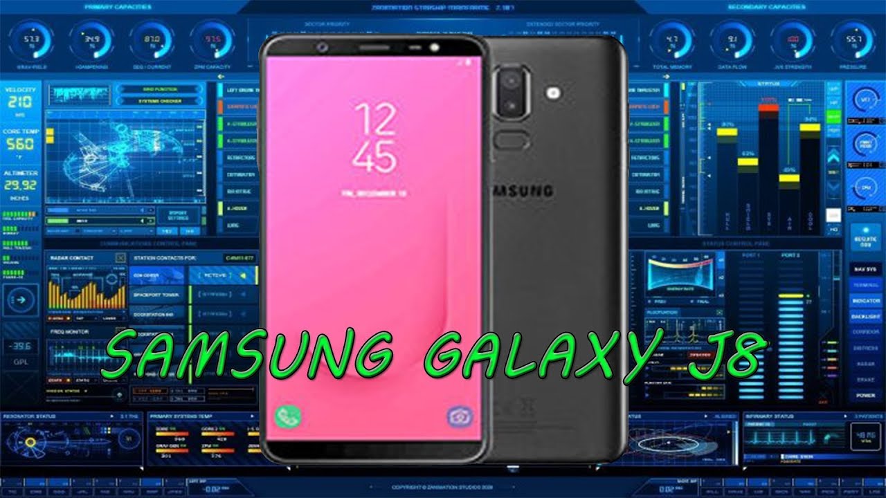 SAMSUNG GALAXY J8 BLUE "INFINITY DISPLAY" UNBOXING AND FIRST LOOKS ...