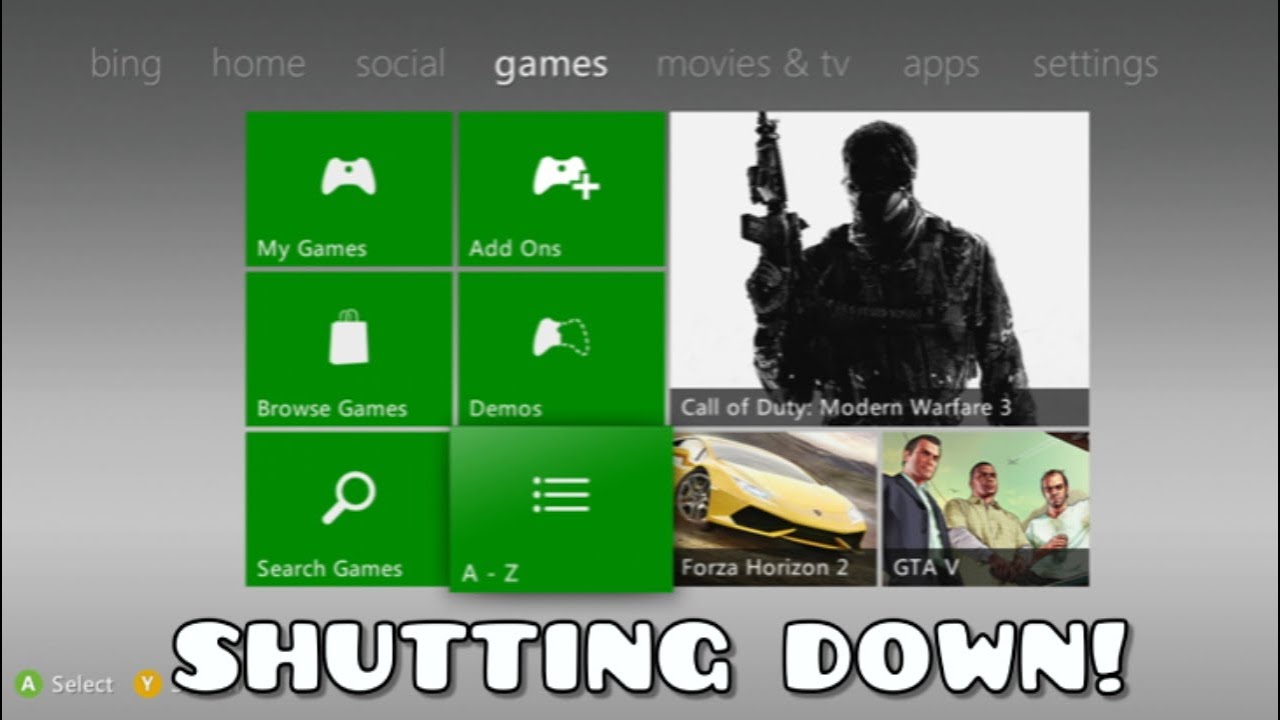 The FINAL DAY of the Xbox 360 Store! - YouTube