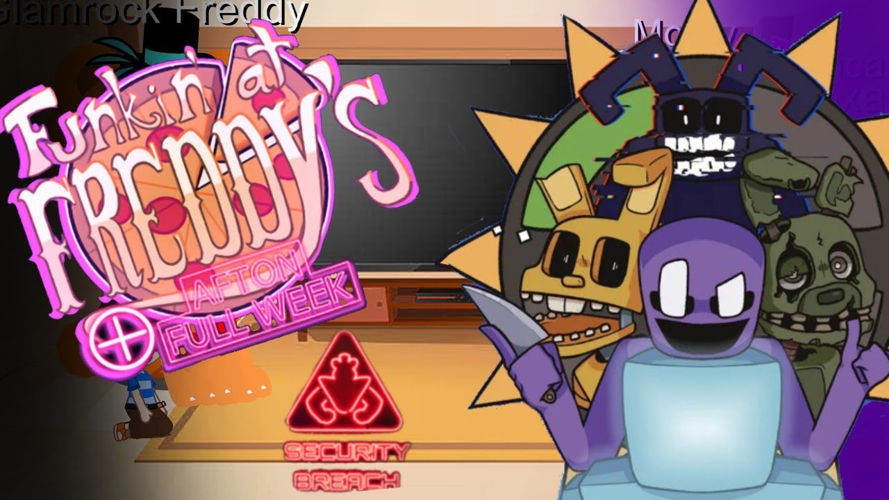 fnaf Security Breach reacts to Friday Night Funkin'/Funkin' at FreddyVs ...