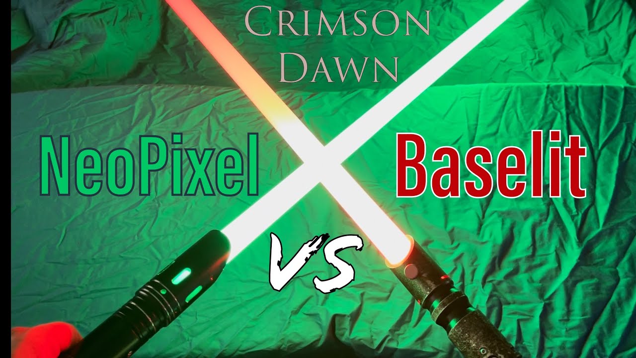 Baselit vs NeoPixel (Crimson Dawn) Part Duex - YouTube