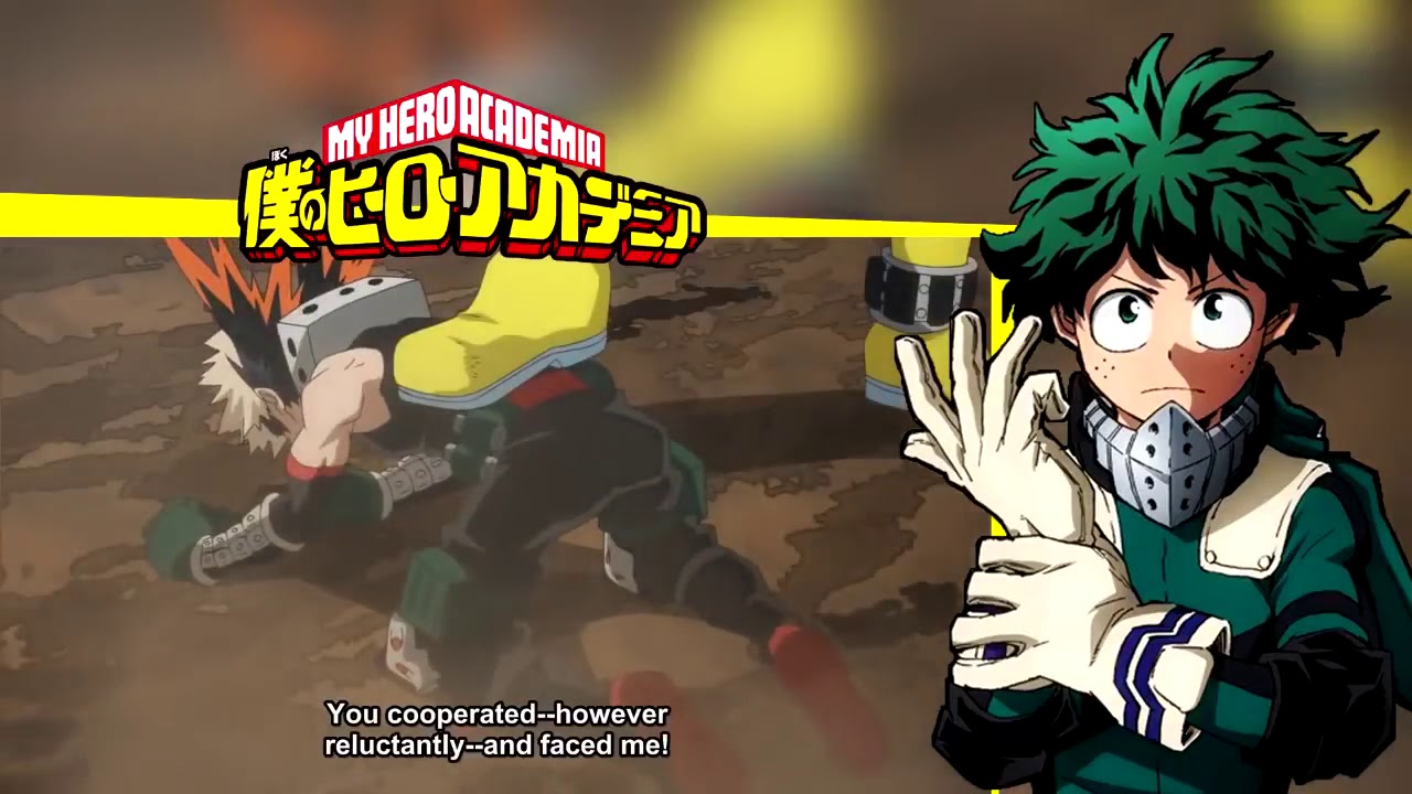 All Might vs Midoriya and Bakugou Full Fight Boku no Hero Academia ...