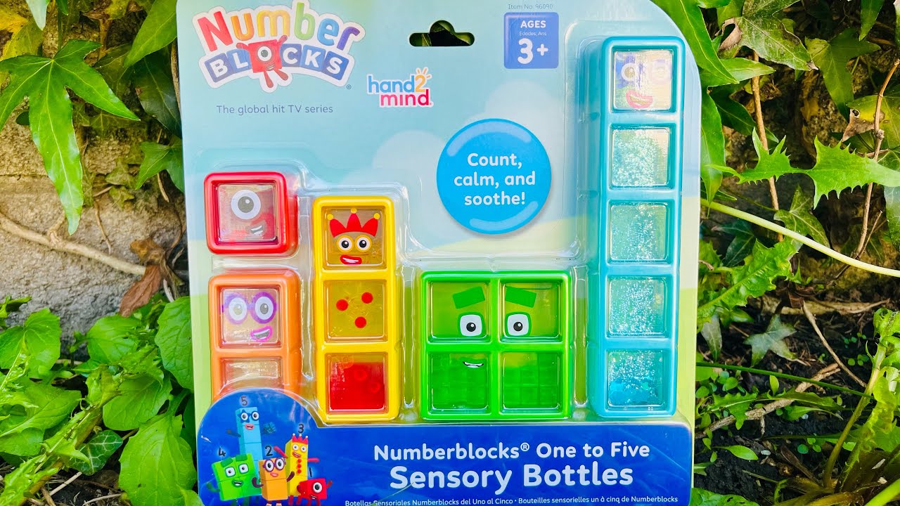 NEW Numberblocks Sensory Bottles Toy Figures Unboxing - YouTube