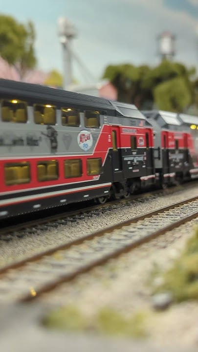 Atlas 100th anniversary ALP-45DP on the layout - YouTube