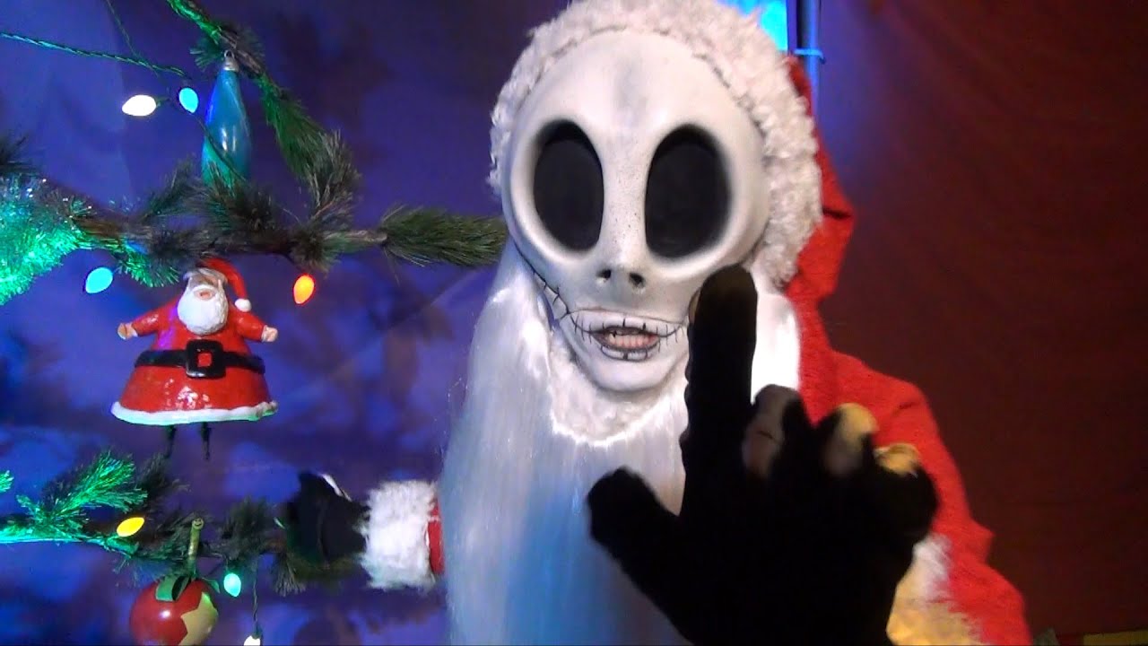 Jack Skellington as Sandy Claws Meet & Greet at Mickey's Very Merry ...