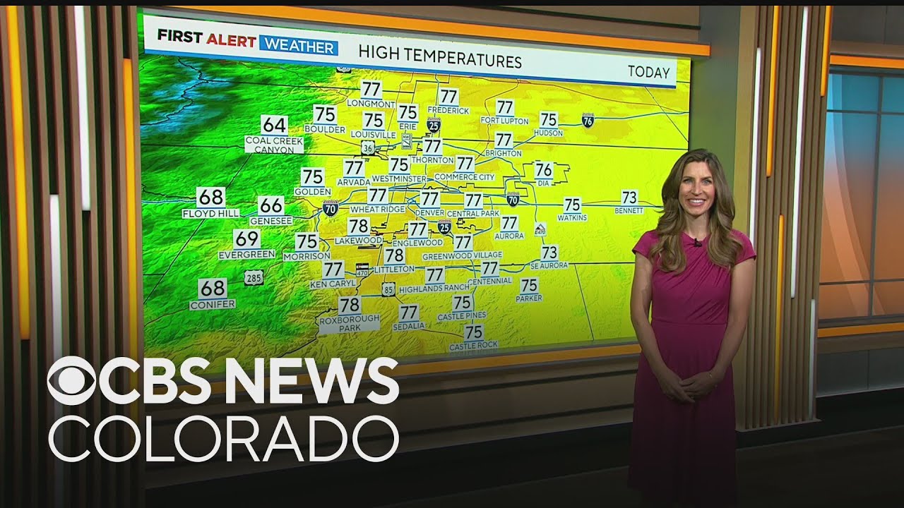 Denver weather: Cold front brings relief from the heat - YouTube
