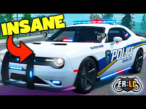 New BEST Police Car In ERLC | UHD - YouTube