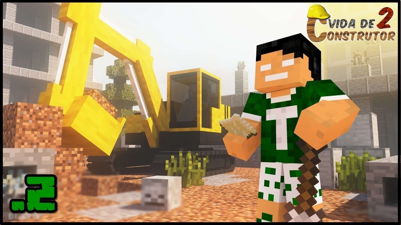 MINECRAFT: VIDA DE CONSTRUTOR- #2 CRIANDO CAMINHOS! - YouTube