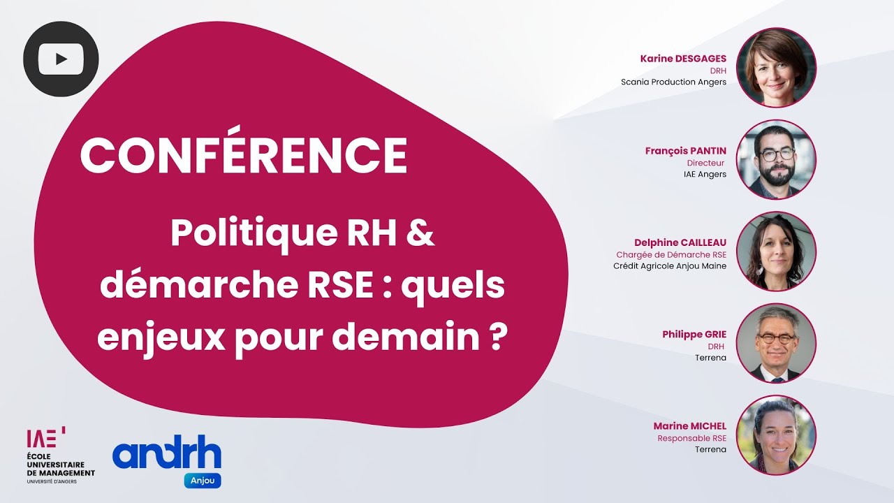 Politique RH & démarche RSE : quels enjeux pour demain ? - YouTube