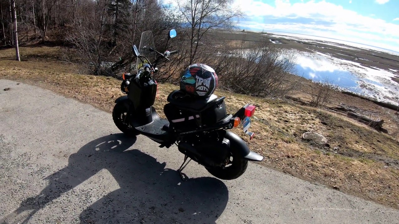 Honda Ruckus 49cc Scooter Ride - To/From Kincaid Park Anchorage Alaska ...