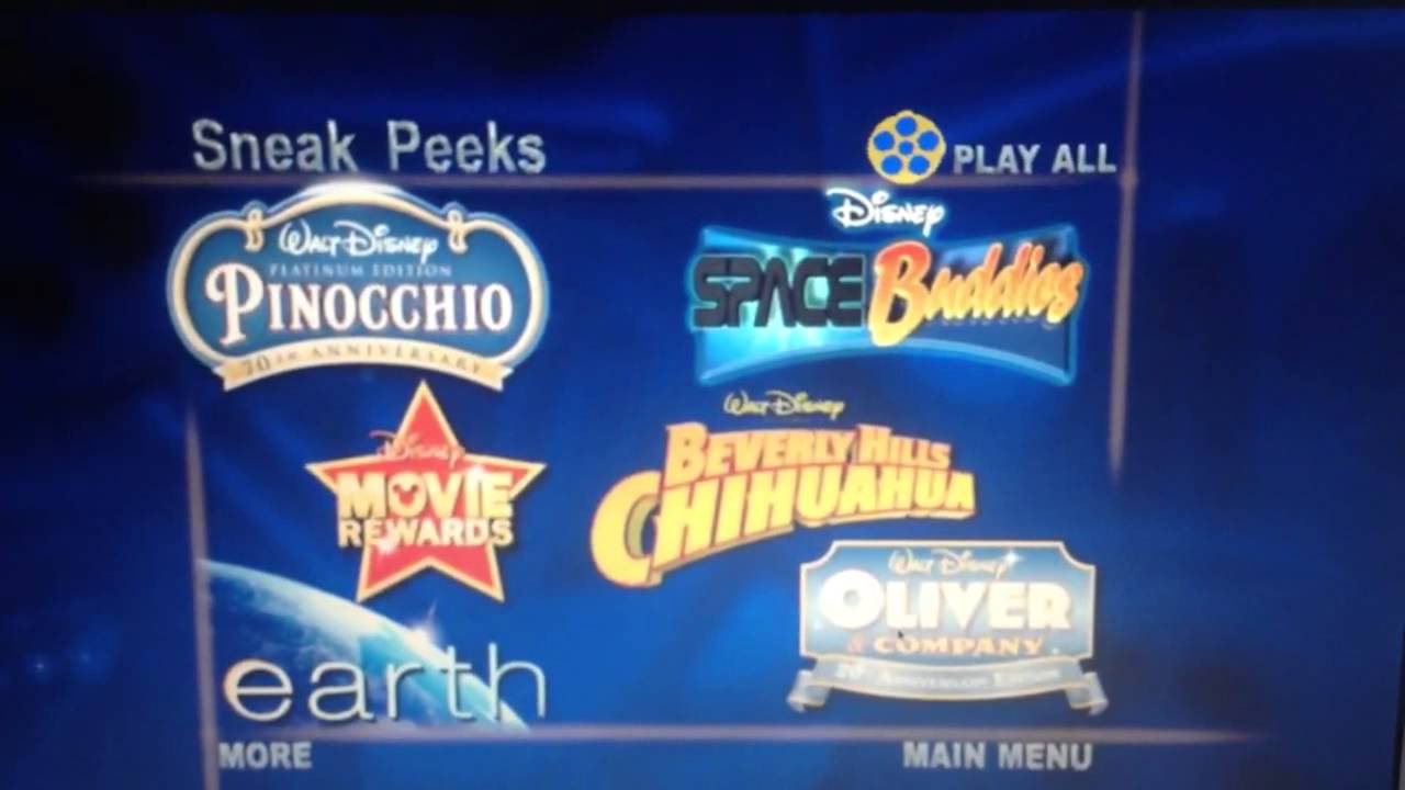 Sneak Peeks Menu - YouTube