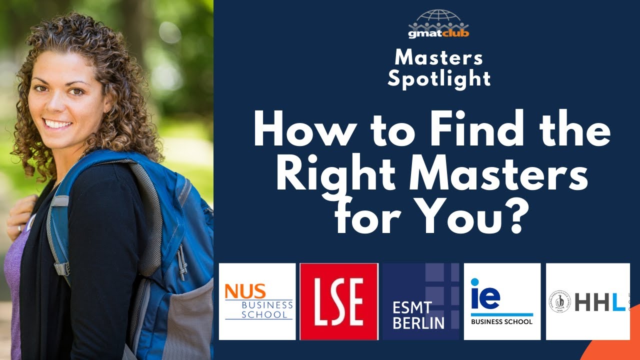 How to Find a Right Masters for You? | Masters Spotlight Fair 2021 ...
