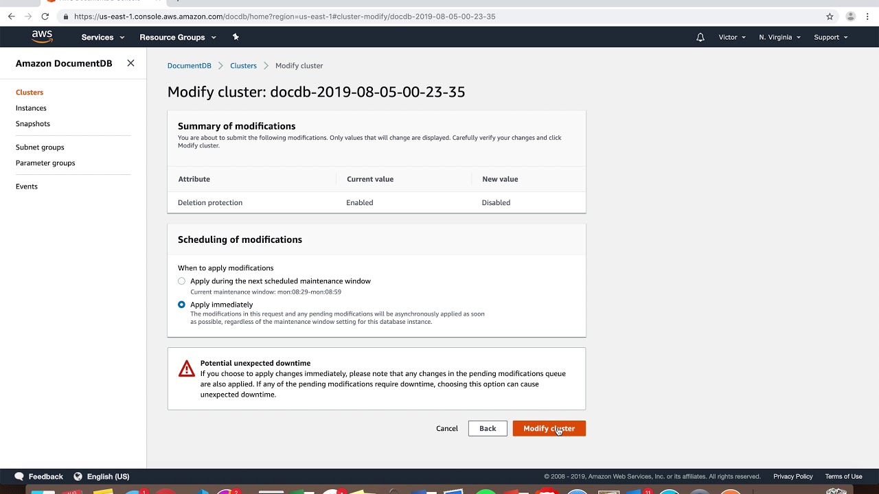 AWS DocumentDB Starter/Ender: Clean up & Teardown - YouTube