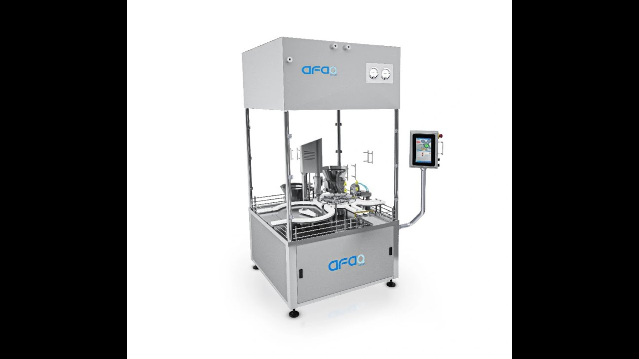 AFAQ: Powder Vial Filling and Closing Machine - YouTube