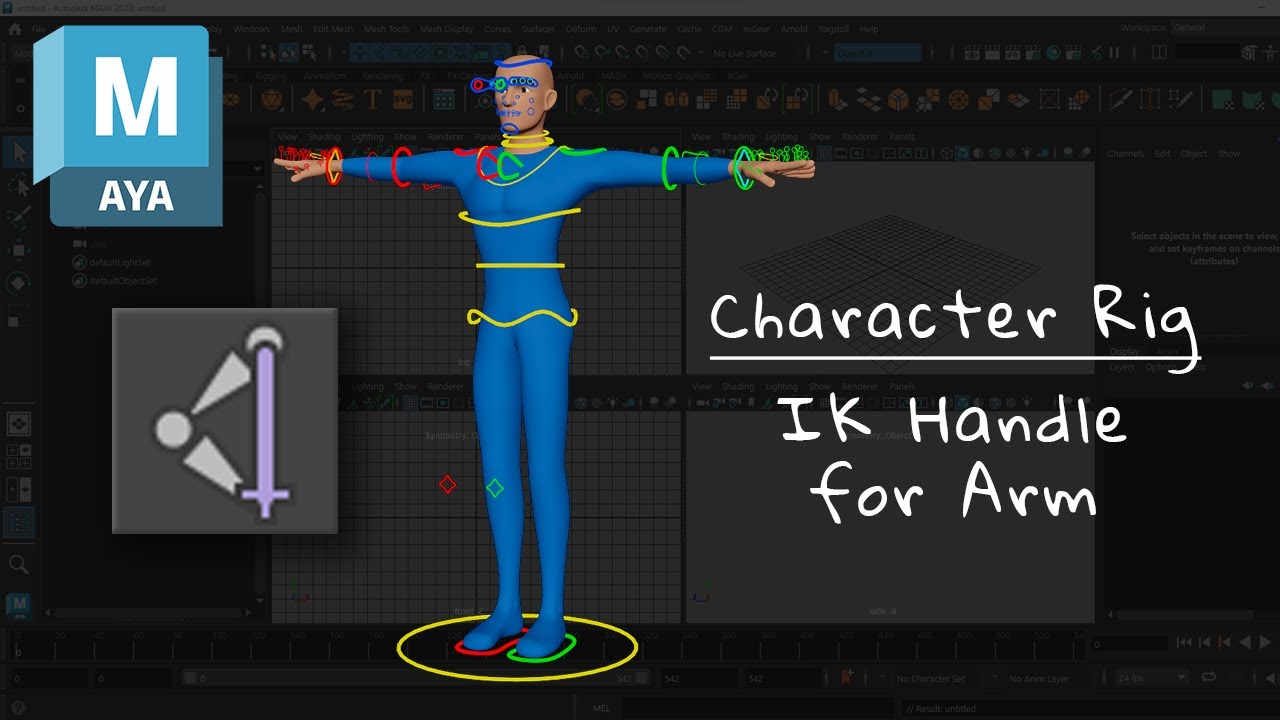 Character Rig - IK Handle for Arm - YouTube