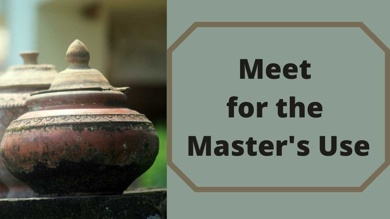 Meet for the Master's Use - YouTube