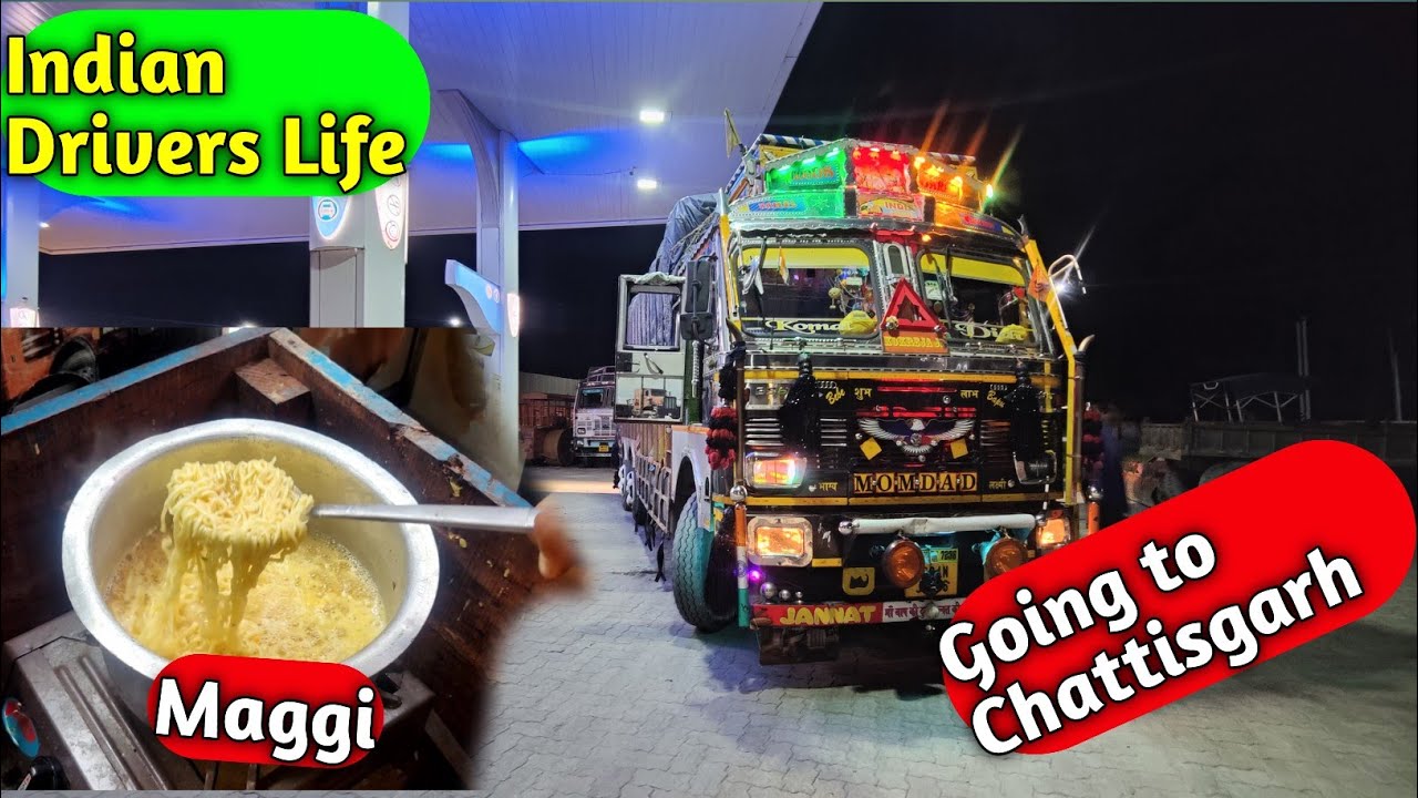 First time Aaj truck per Maggi banai 🥵 || Going to Chattisgarh ️ ...