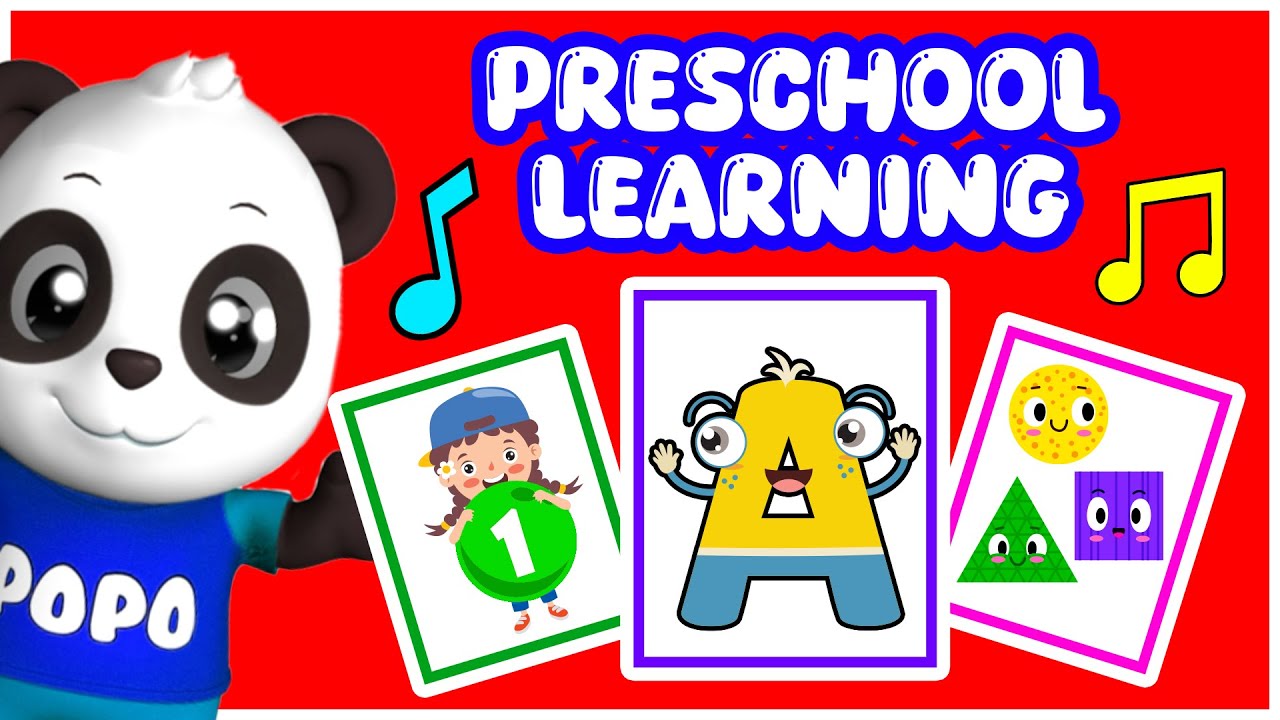 Preschool Learning activities for 3 year olds at home | Learn ABC ...