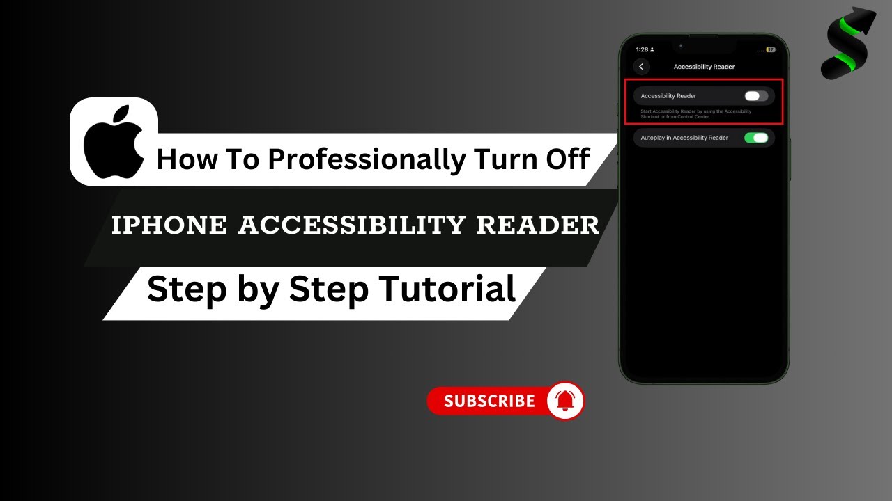 How to Turn Off Accessibility Reader on iPhone (Quick Fix!) - YouTube