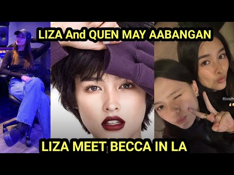 #lizquen, Liza & Enrique May Aabangan pareho.Liza meet BECCA in LA.