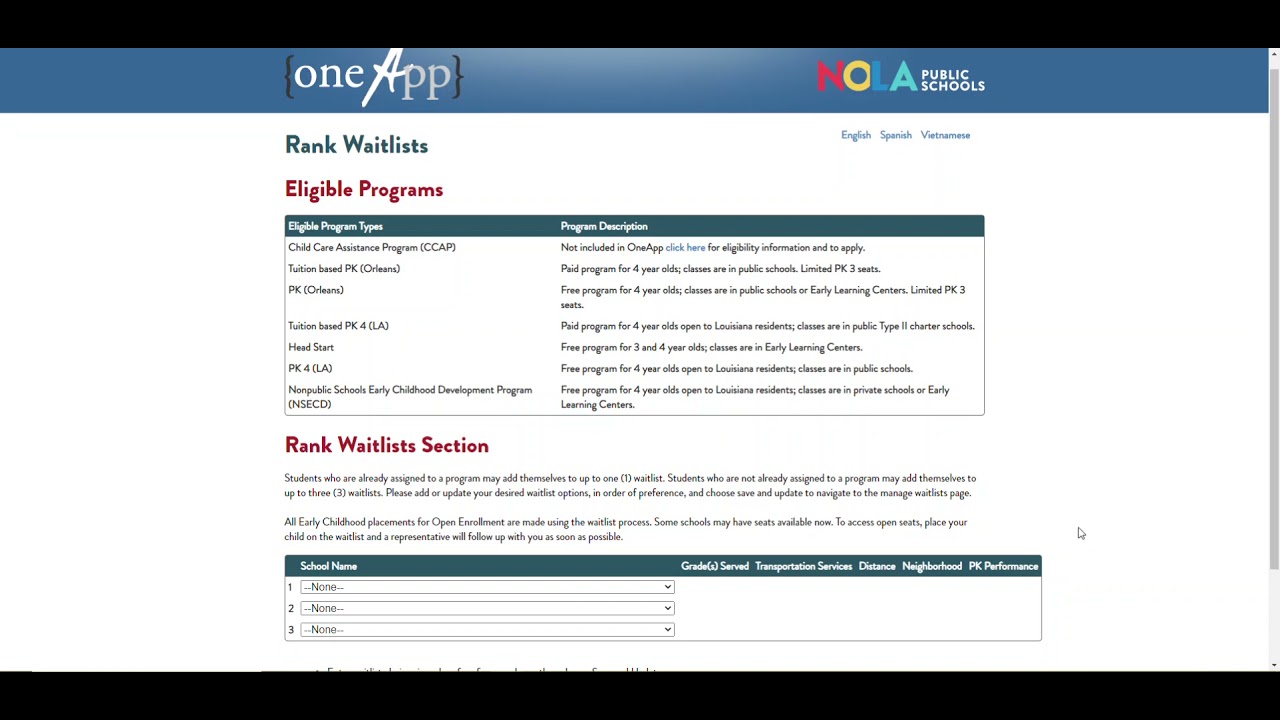 OneApp: Add Waitlist Choies - YouTube