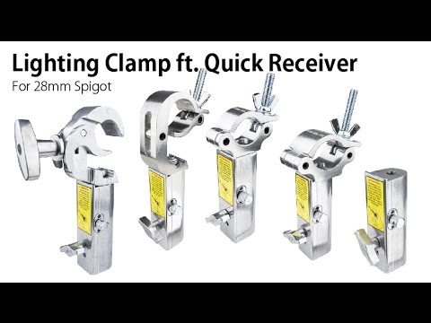 Lighting Clamp ft. Universal TV Quick Receiver For 28mm Spigot - YouTube