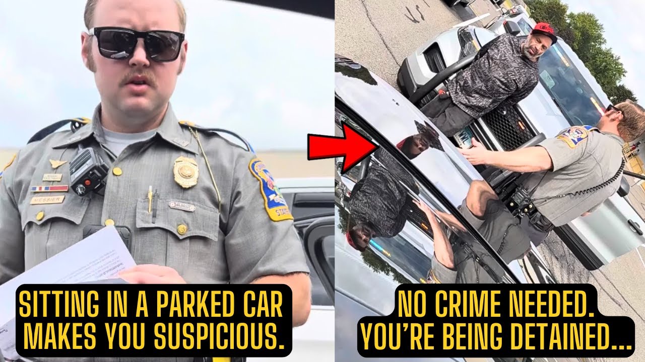 Cop Handcuffs Man For Sitting In A Parked Car And Questioning His ...