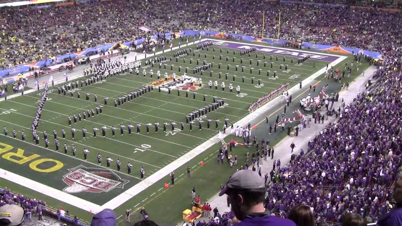 Kansas State Marching Band Fiesta Bowl Pre-Game Sh - YouTube