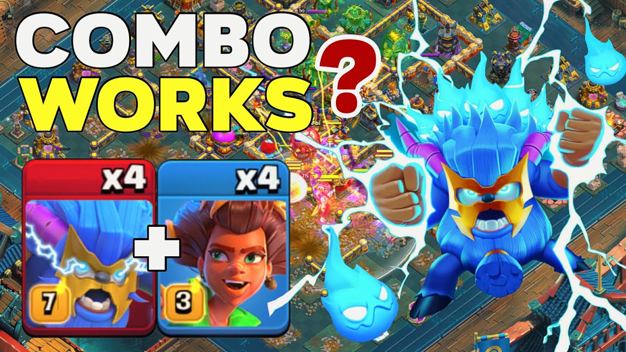 Super Yeti + Root Rider Smash TH17 Legend League Attacks! Clash of ...