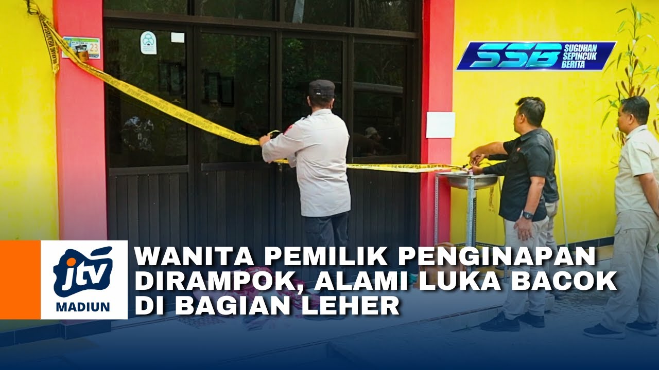 PONOROGO -Wanita Pemilik Penginapan Dirampok, Alami Luka Bacok Di ...