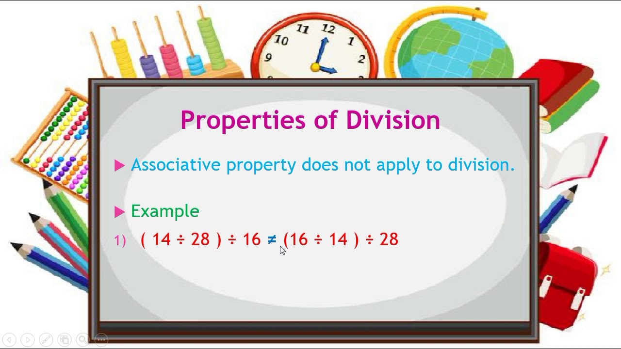Properties of division - YouTube