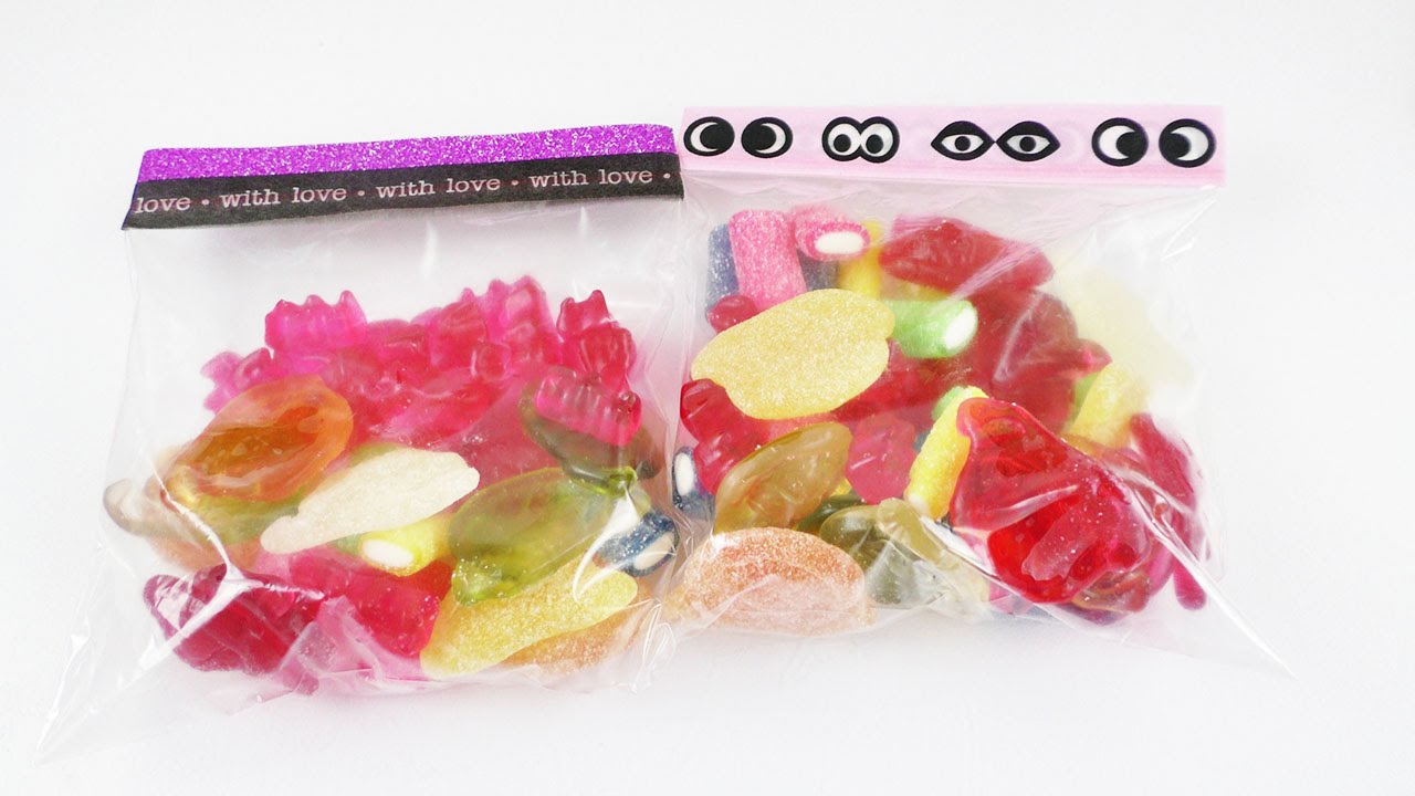Make your own candy bag | For kid's birthday parties | Super practical ...