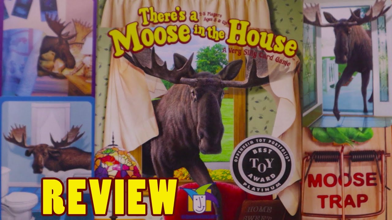 There's a Moose In The House Card Game Review - YouTube
