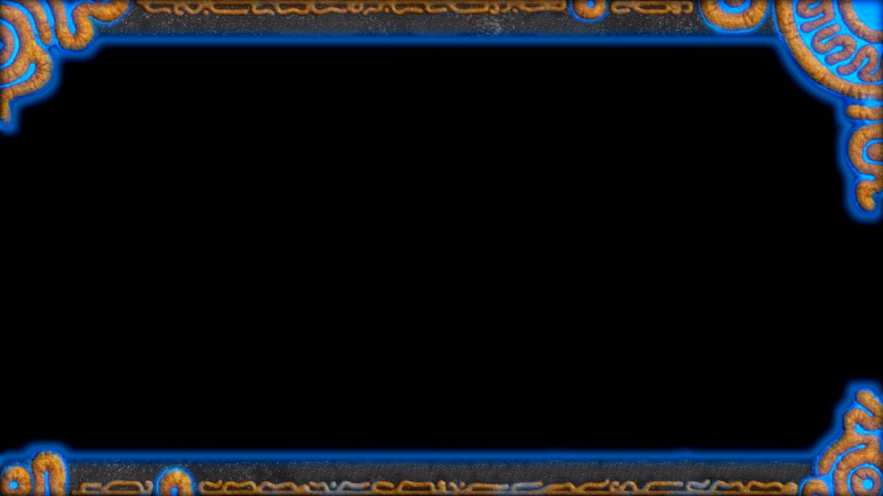 ChromaKey Zelda BOTW Border Animation Loop - Black Screen - YouTube