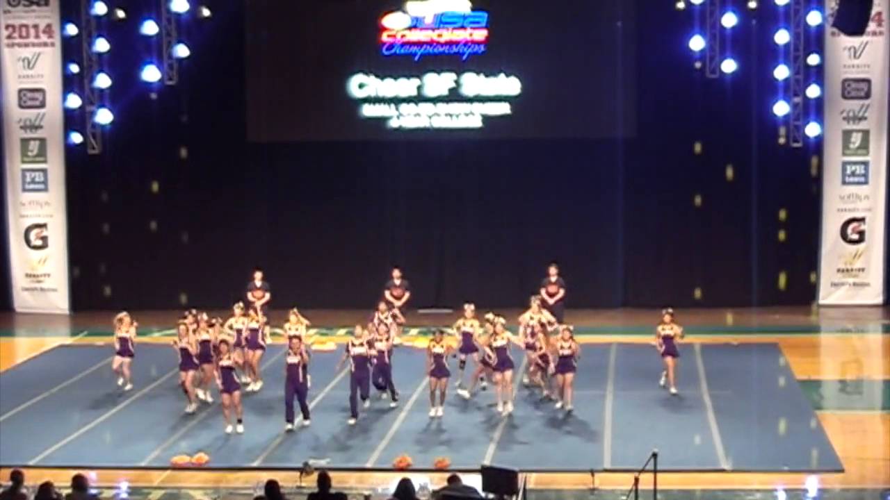 SFSU USA Cheer Nationals 2014 Day 2 - YouTube
