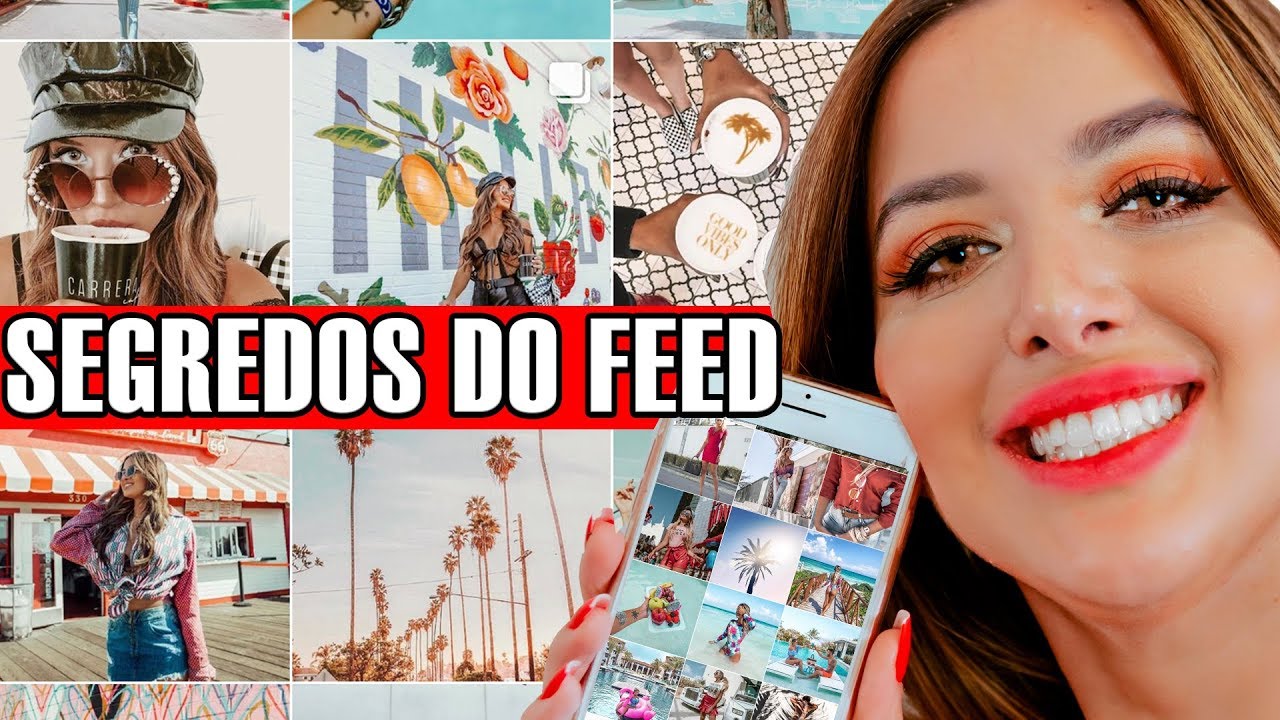 MEUS SEGREDOS PRA TER UM FEED PERFEITO - YouTube